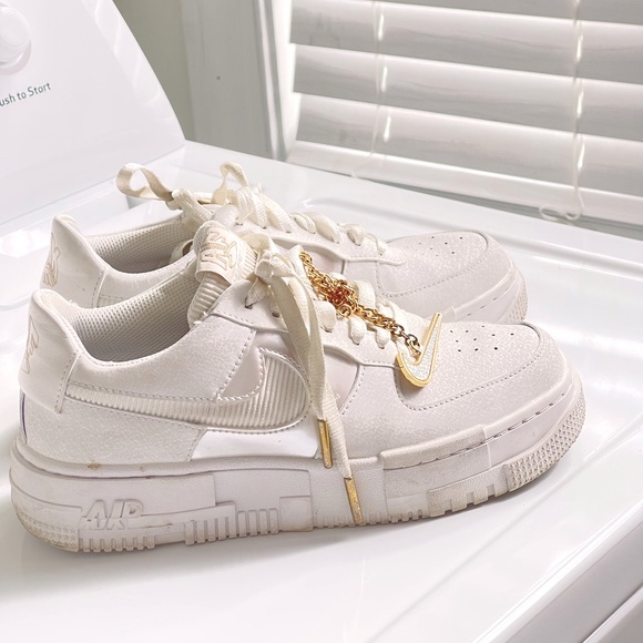 Nike | Shoes | Limited Edition Nice Air Force With Golden Nike Chain ...